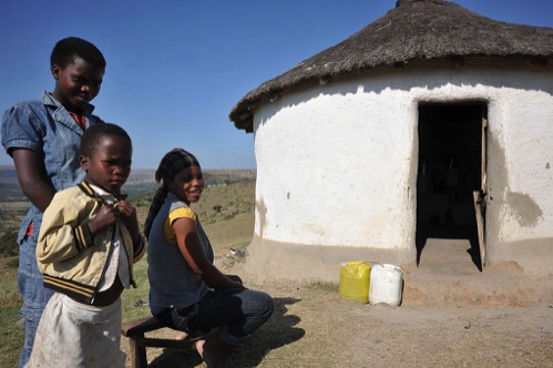 Mvezo, the birthplace of Nelson Mandela, the first president of a ...