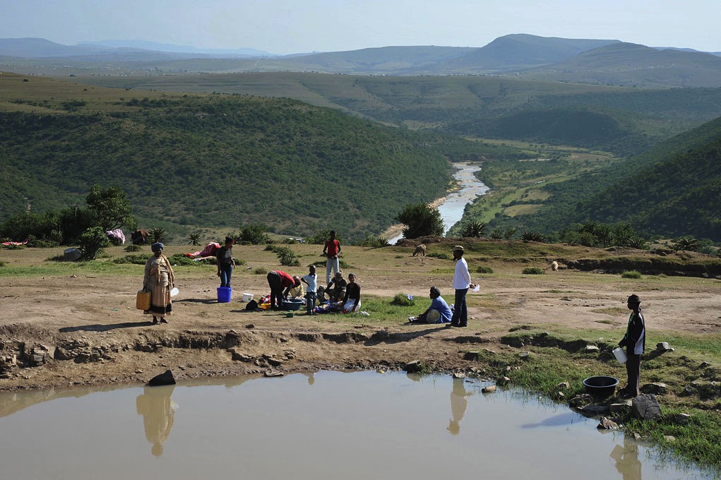 Mvezo, the birthplace of Nelson Mandela, the first president of a ...