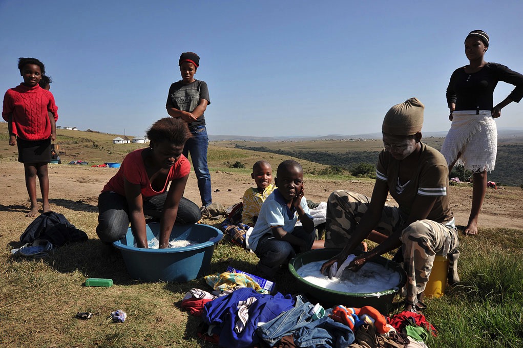 Mvezo, the birthplace of Nelson Mandela, the first president of a ...